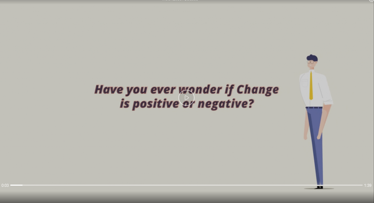 Positive or negative change
