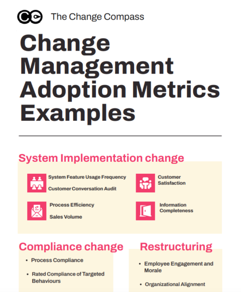 Agile change playbook - The Change Compass