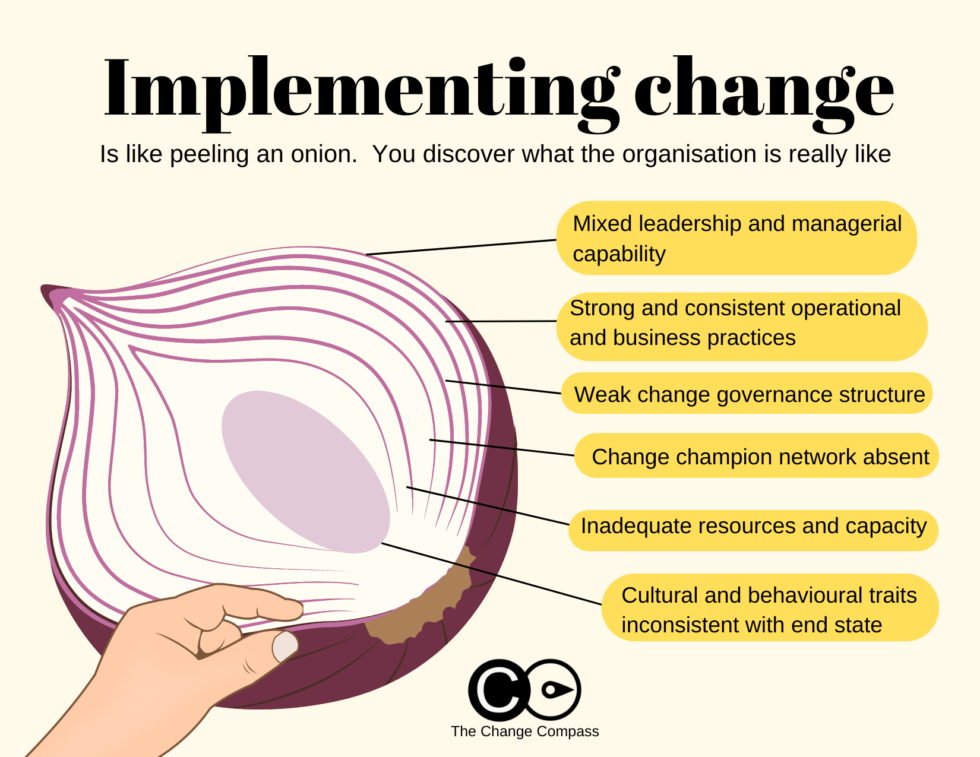 The Peeling the Onion Protocol: Key to Change Management